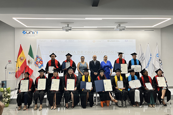 UNINI México y UNEATLANTICO realizan ceremonia de graduación en Campeche